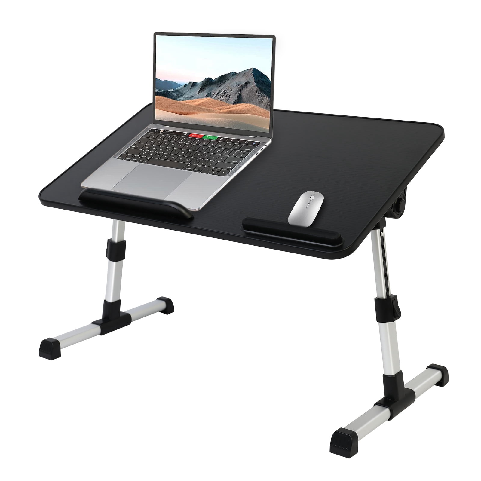 Foldable bed desk table for laptop and writing, adjustable Height/Tilt ...
