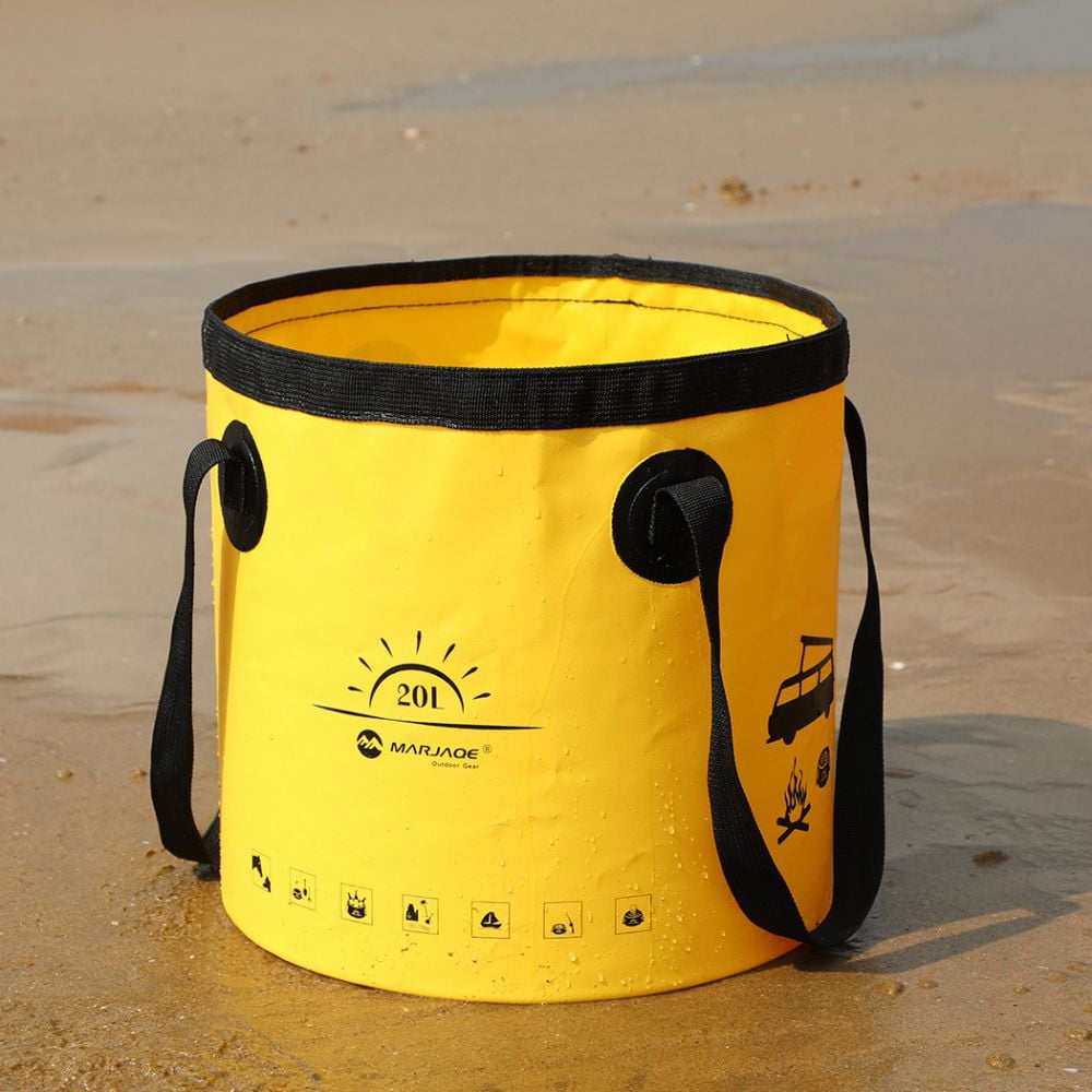 Rawiri Foldable bucket, foldable bowl for fishing, gardening, foldable ...
