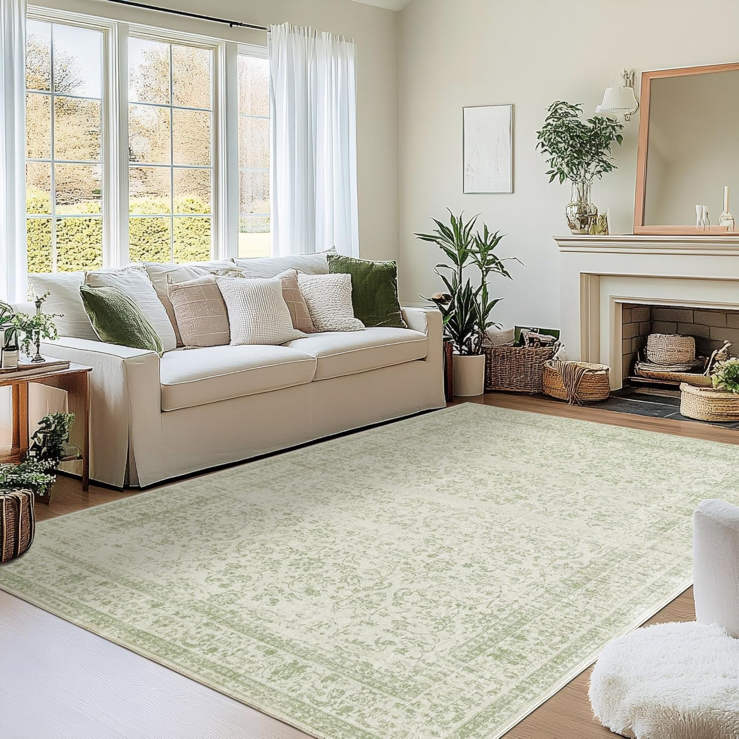 Foldable and machine washable soft artificial wool carpet area carpet ...