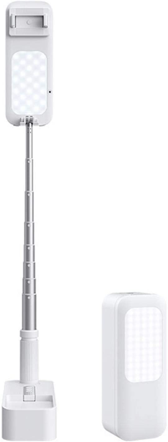 Foldable phone holder for video recording, universal LED video ...