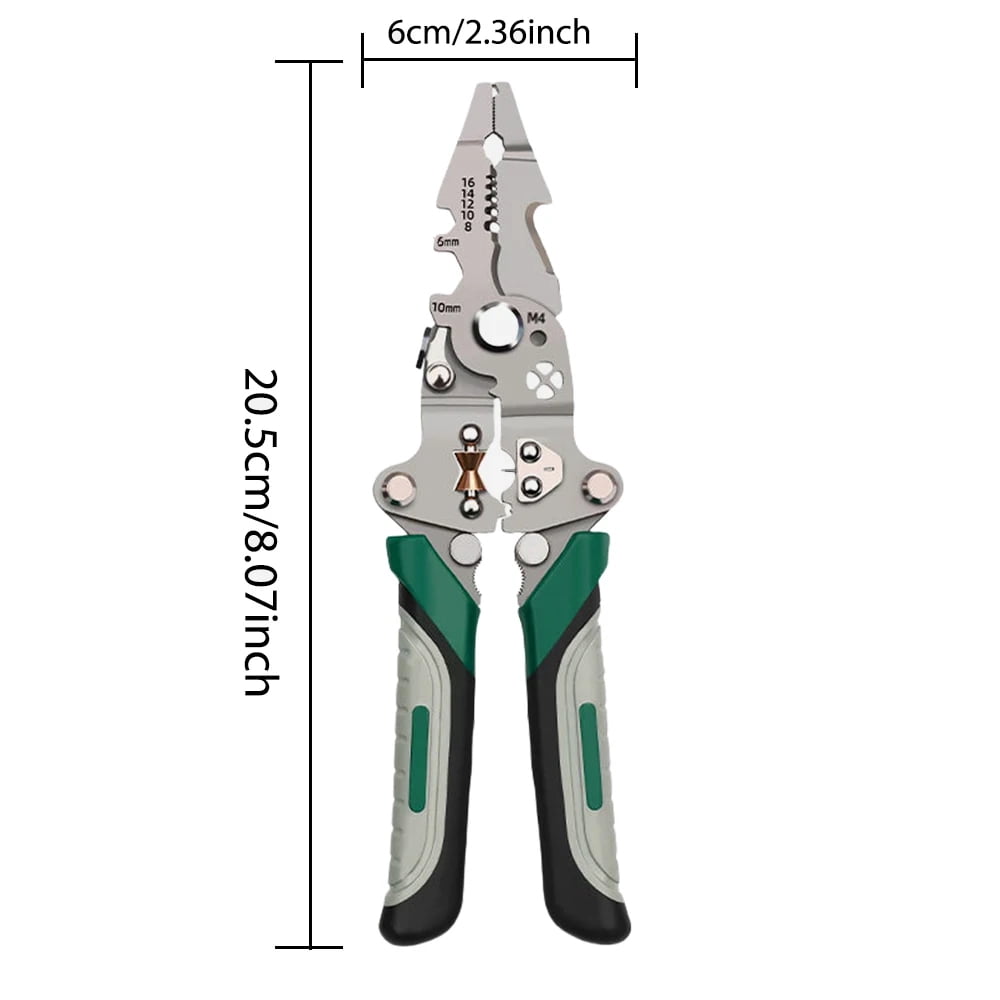 Foldable wire stripper, pulley design multi-function electrician wire ...