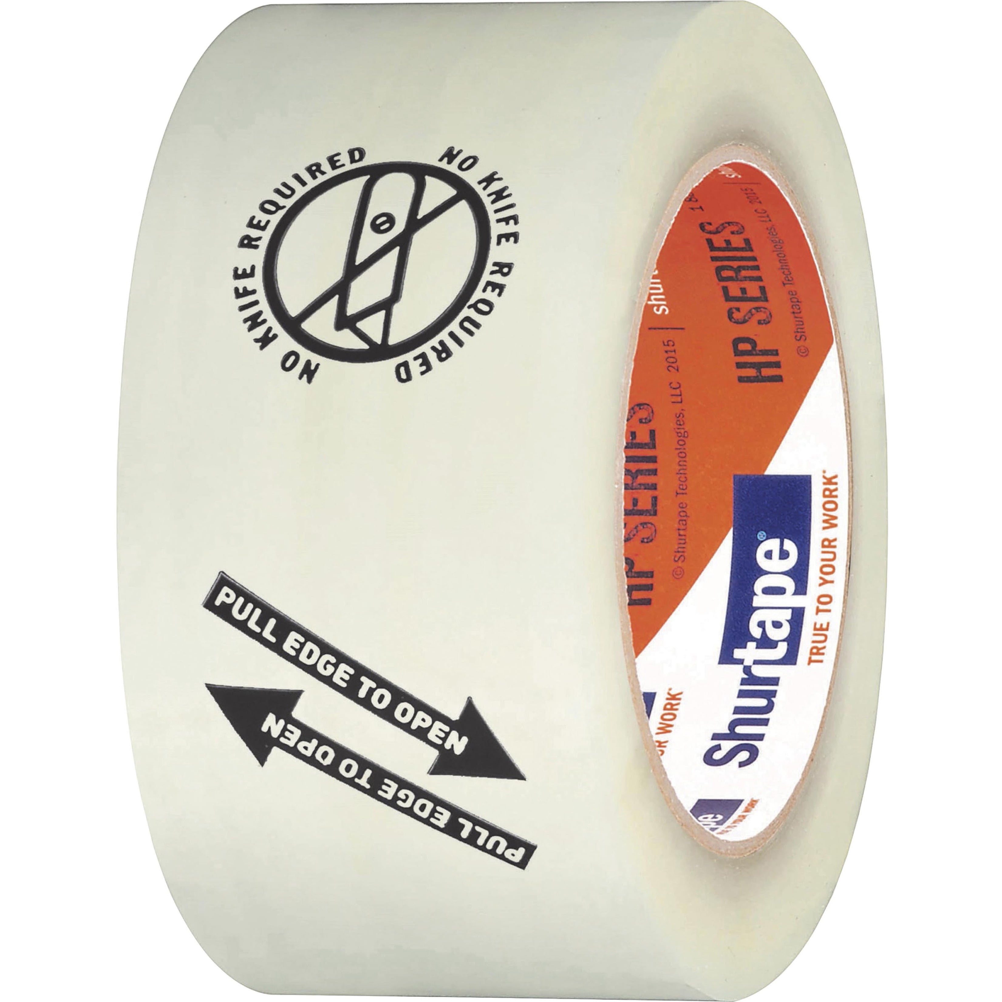 Shurtape, DUC242762, Folded Edge Packaging Tape, 6 / Pack, Clear ...