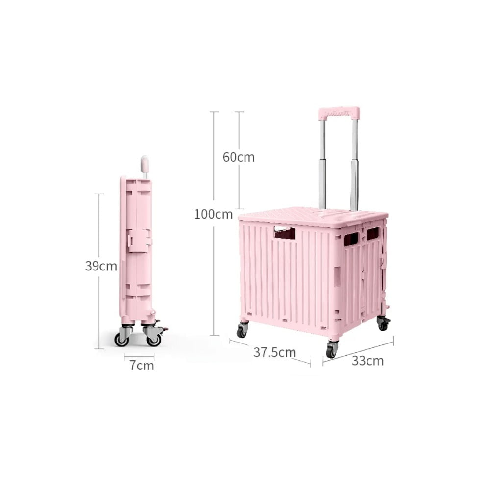 Folded Portable Lightweight Cart 10.2Gal/14.7Gal, Portable Small ...