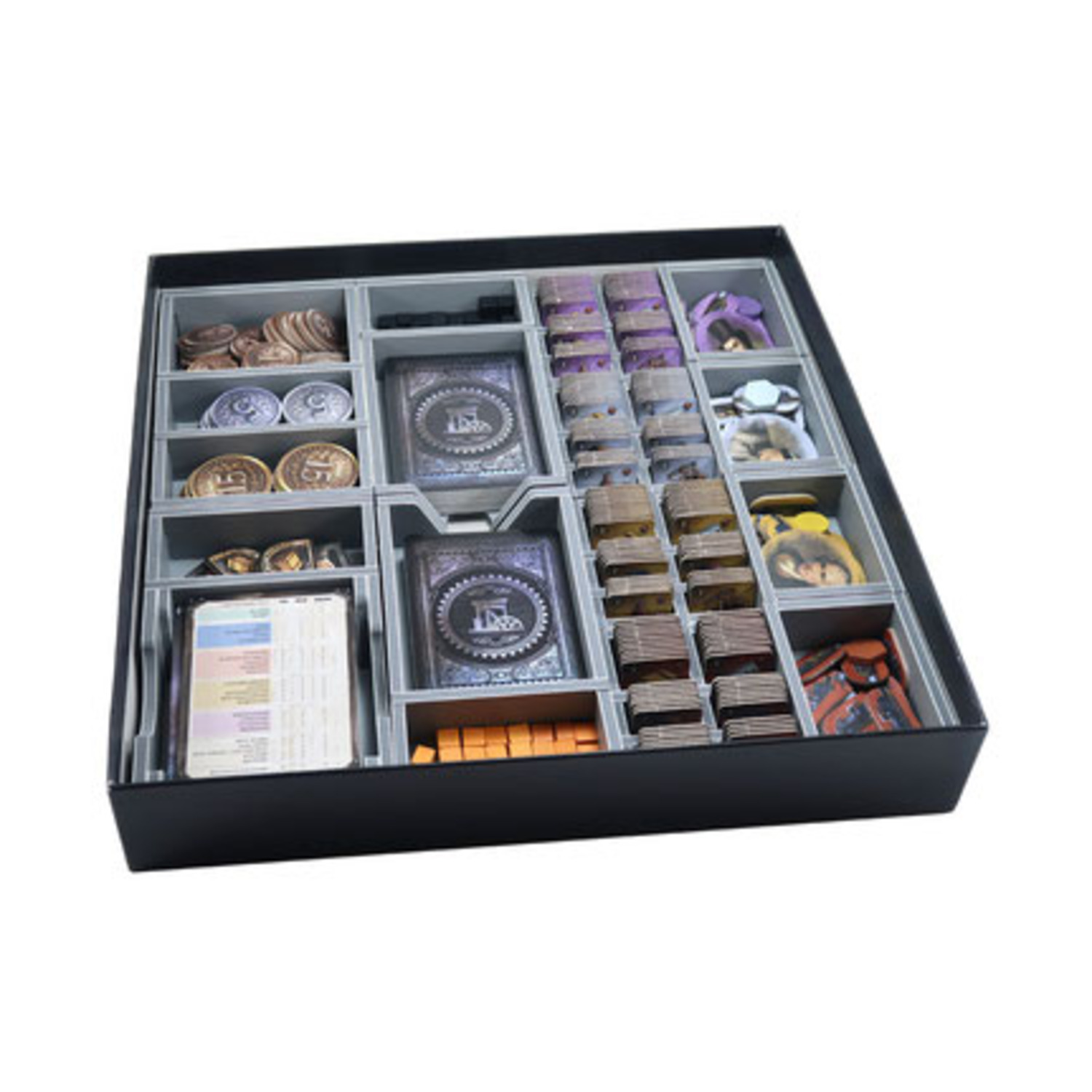 Folded Space Brass Lancashire and Birmingham Board Game Box Inserts ...