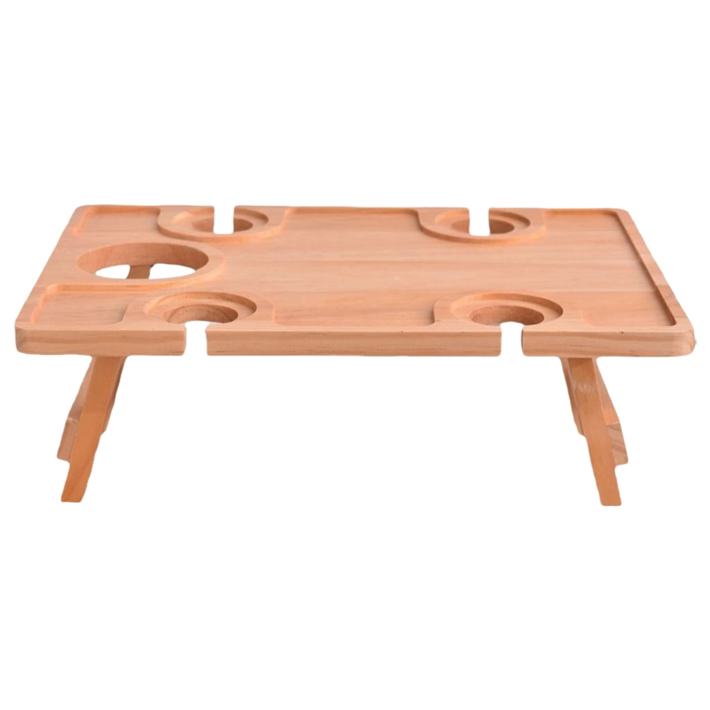 Folded Wood Picnics Tray Table Outdoor Portables Wine Table Small ...