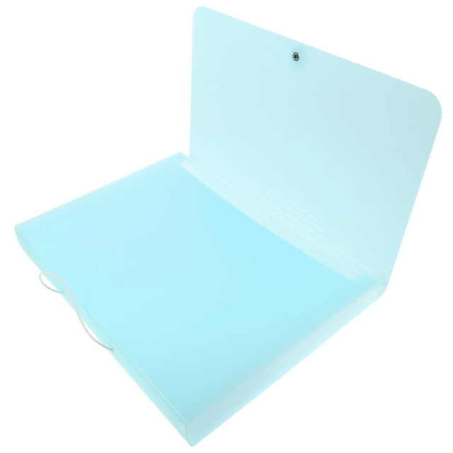 Folder Organ Bag Multi Pocket Plastic File Folders Document Stand ...