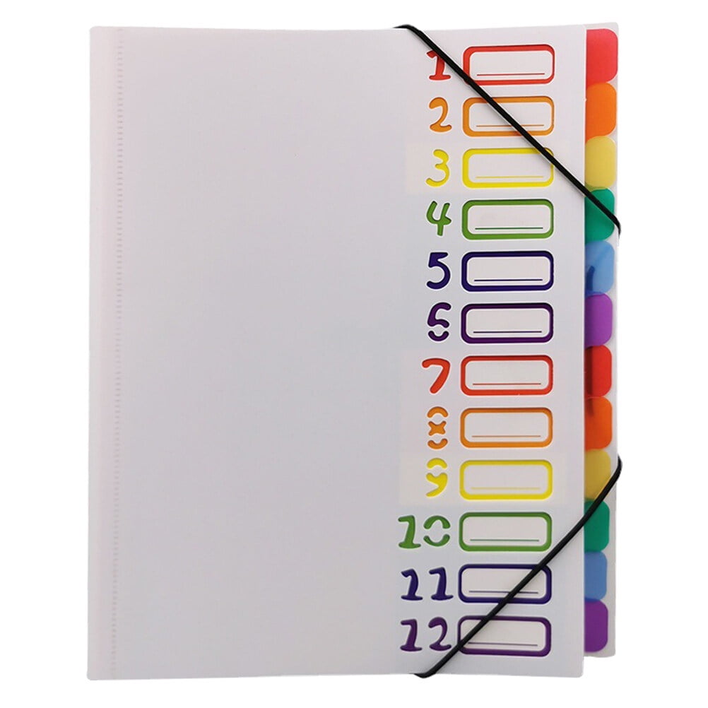 Folder Organizer Hanging File Bins Storage Documents Bag Office White ...