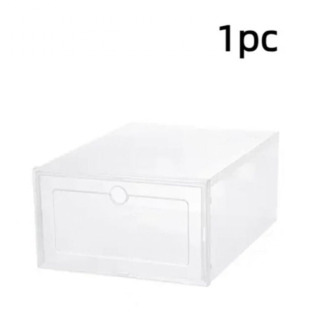 Folder Plastic Shoes Case Thickened Transparent Drawer Case Plastic ...