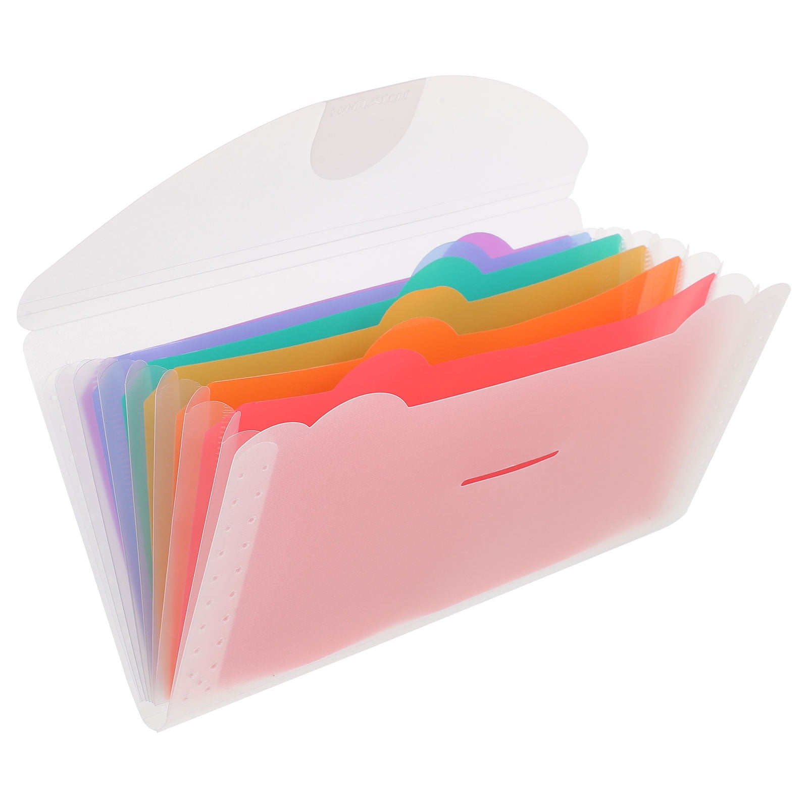 2Pcs Small Accordion File Folder Office Organizer for Receipts and ...