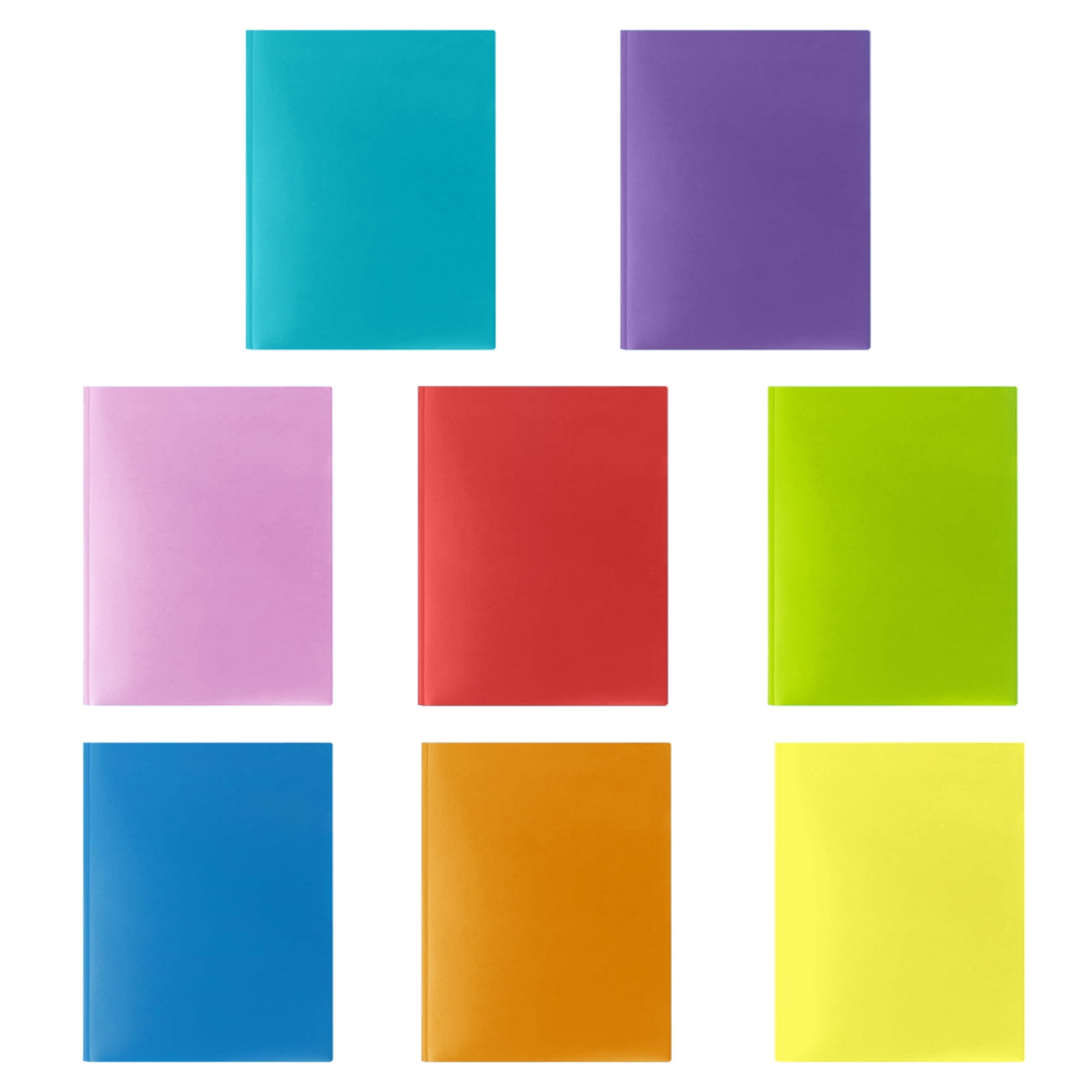 Folders for Documents 8pcs Multicolor Plastic Folders Neatly Organize ...