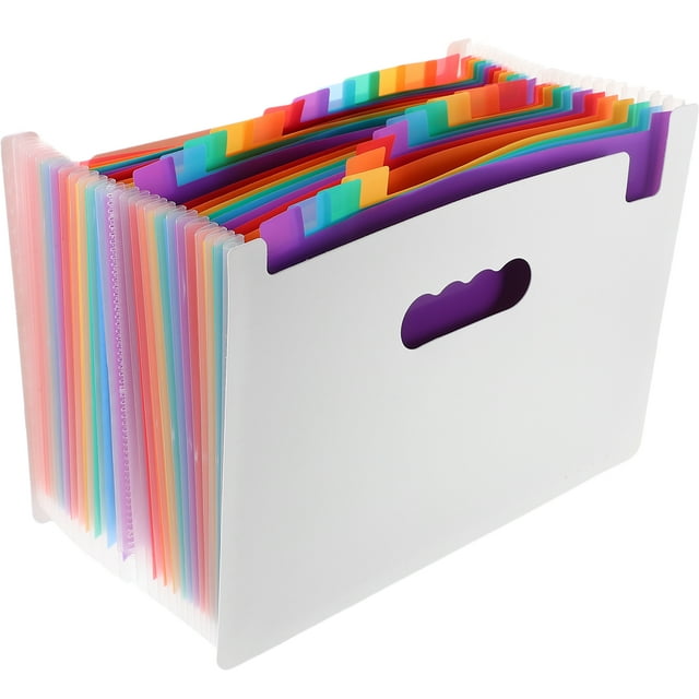 Folders Portable File Folder Receipt Holder Organizer Small File ...