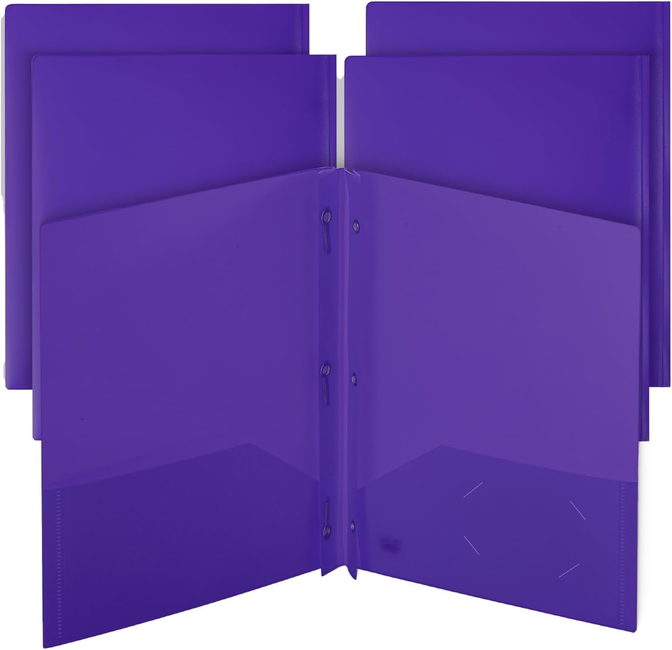 Folders with Pockets and Prong with Fasteners, 2 Pocket Folder, 3 Prong ...