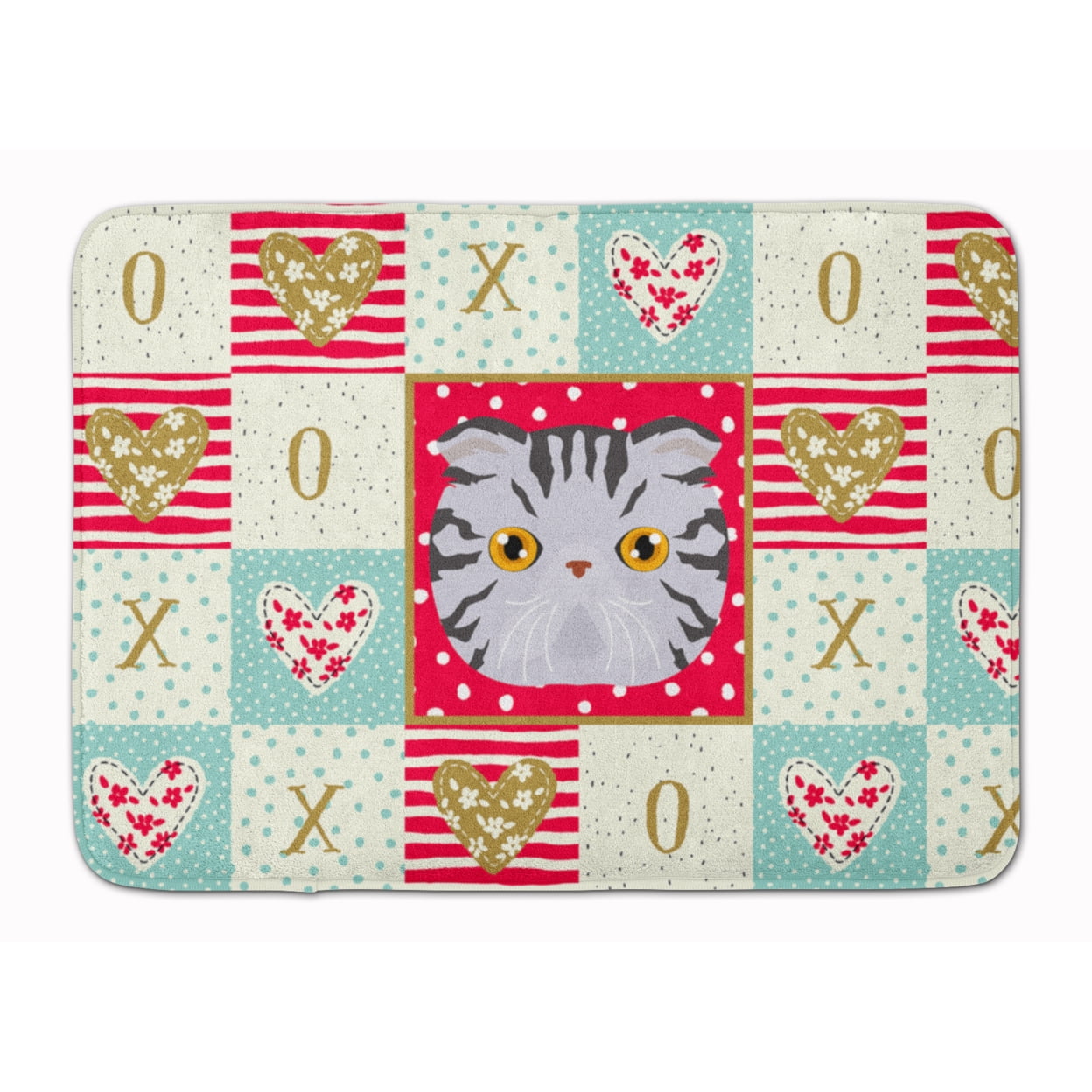 Foldex Exotic Fold Cat Love Machine Washable Memory Foam Mat - Walmart.com