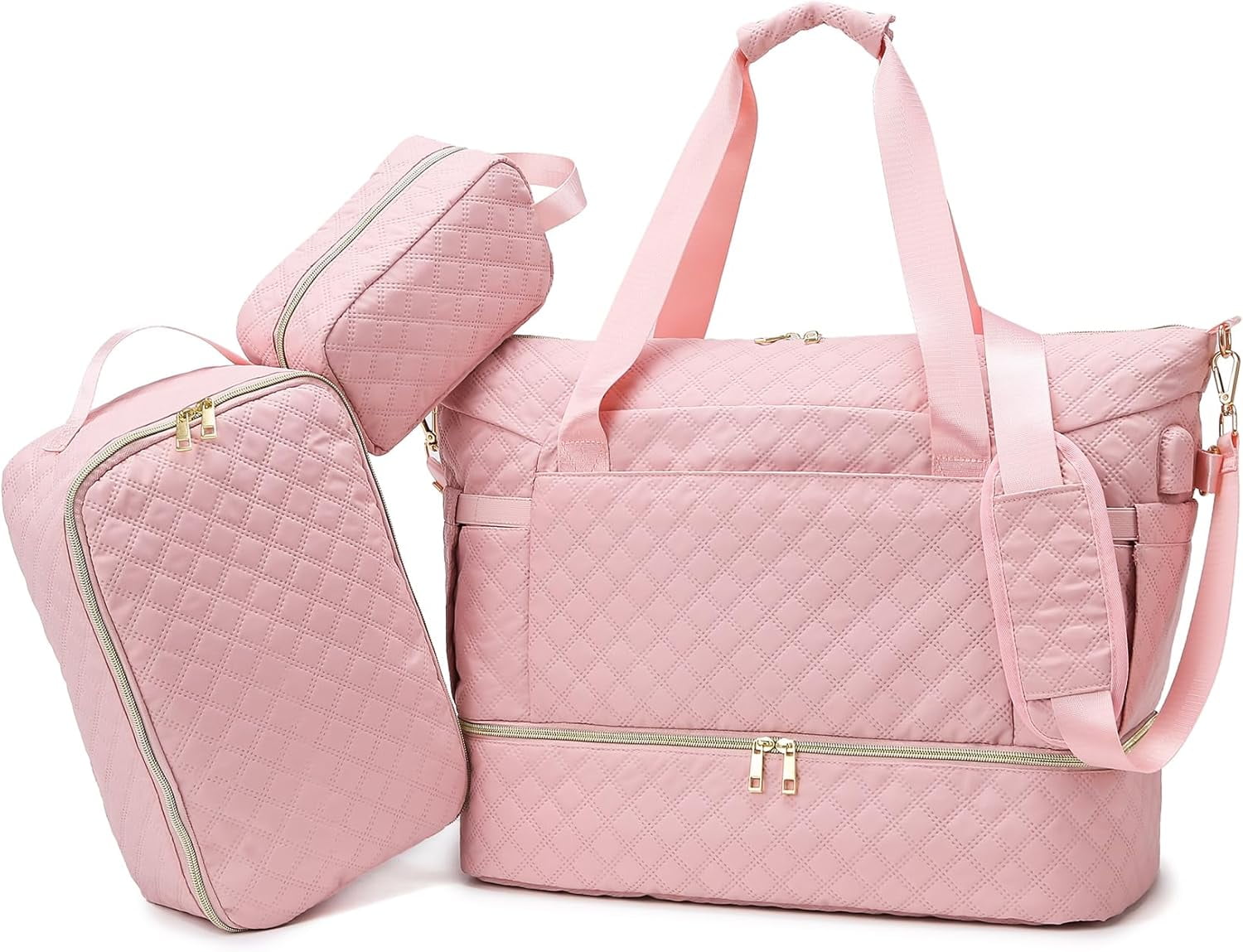 Foldie Travel Bag Expandable Weekender Bags for Women, Large Carry On ...