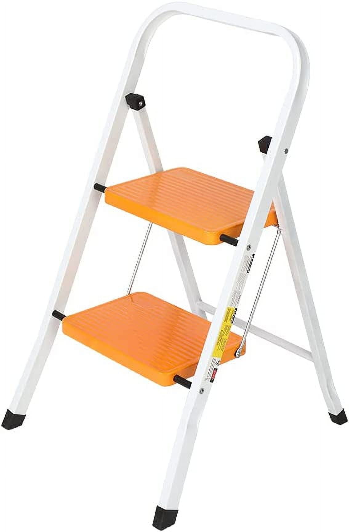 Folding 2/3/4 Step Ladder,Step Ladder Stool with Convenient Handgrip ...