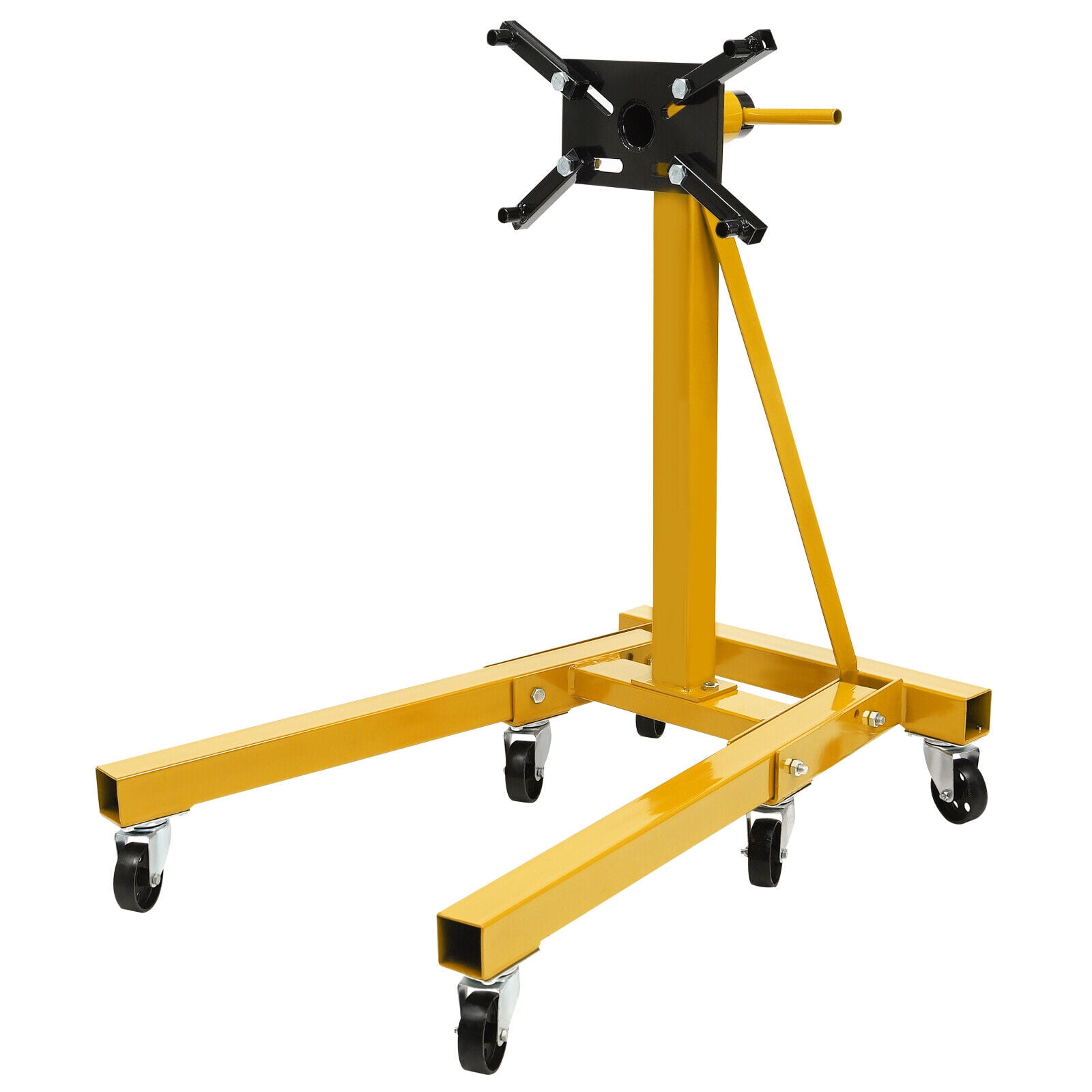 Folding 2000 lbs Engine Stand Motor Hoist Dolly 360 Degree Adjustable ...
