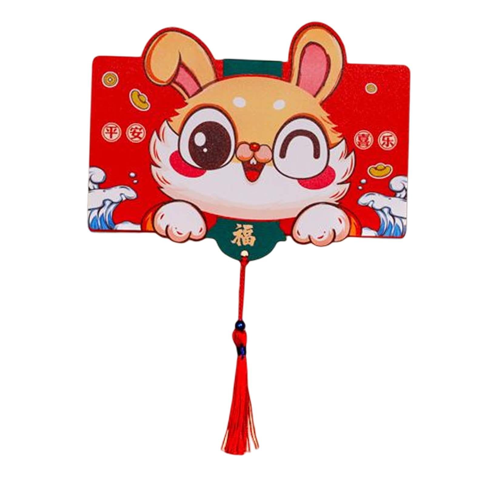 Folding 2023 Red Packet Decor Money Envelope Lucky Money Pocket Rabbit ...