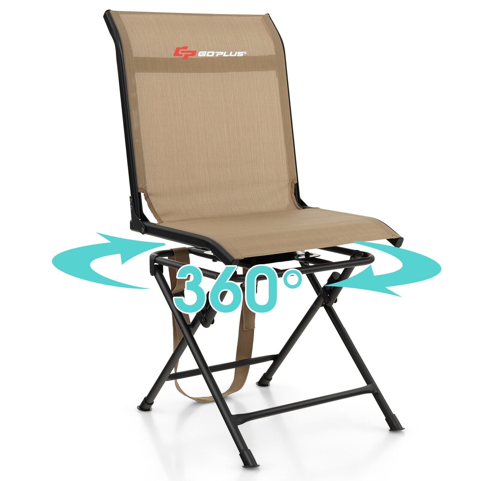 Folding 360° Silent Swivel Hunting Chair Blind Chair All-weather ...