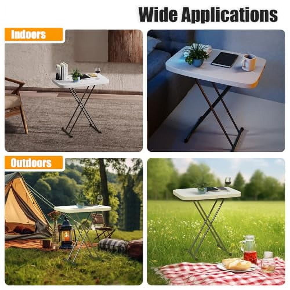 Folding Activity Tables, 1-Pack - Versatile Indoor/Outdoor Folding TV ...