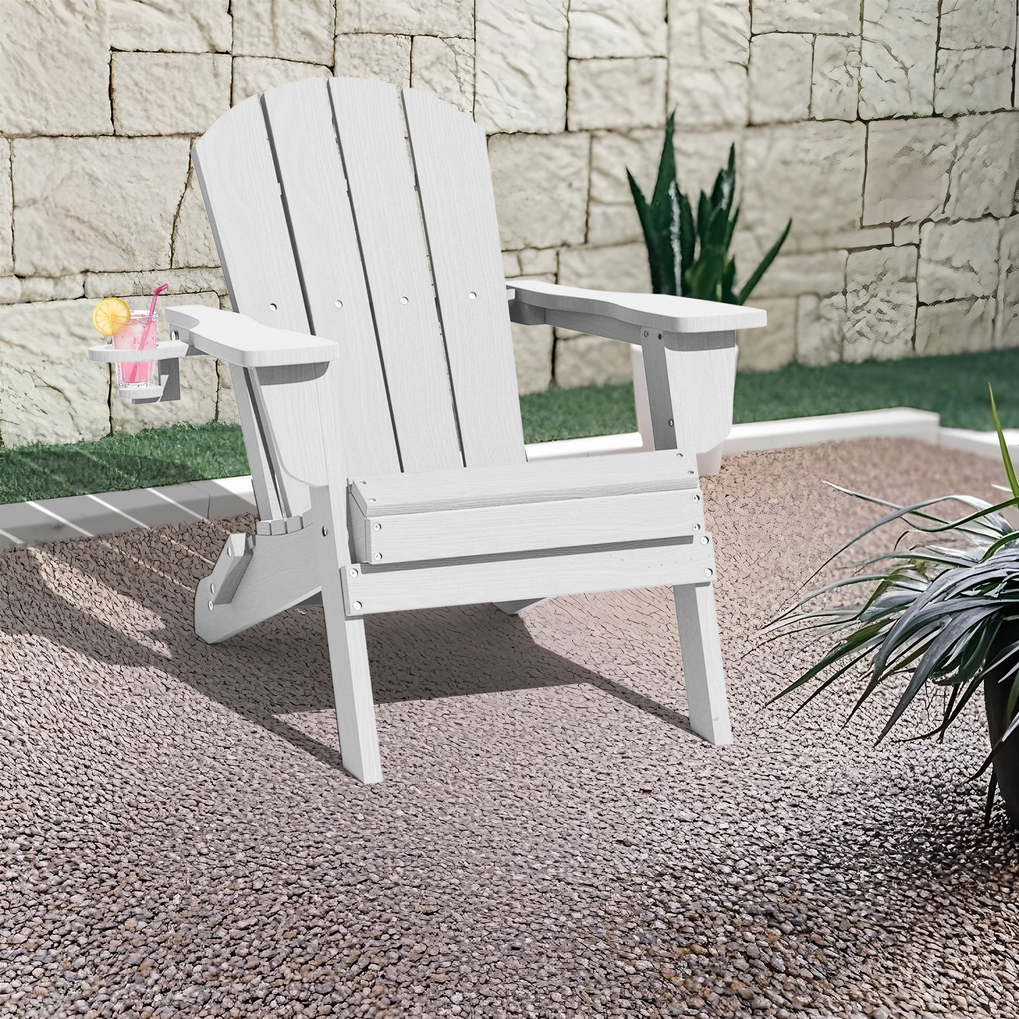 Greforg Folding Adirondack Chairs, Fire Pit Chairs,HDPE Lawn Chairs ...