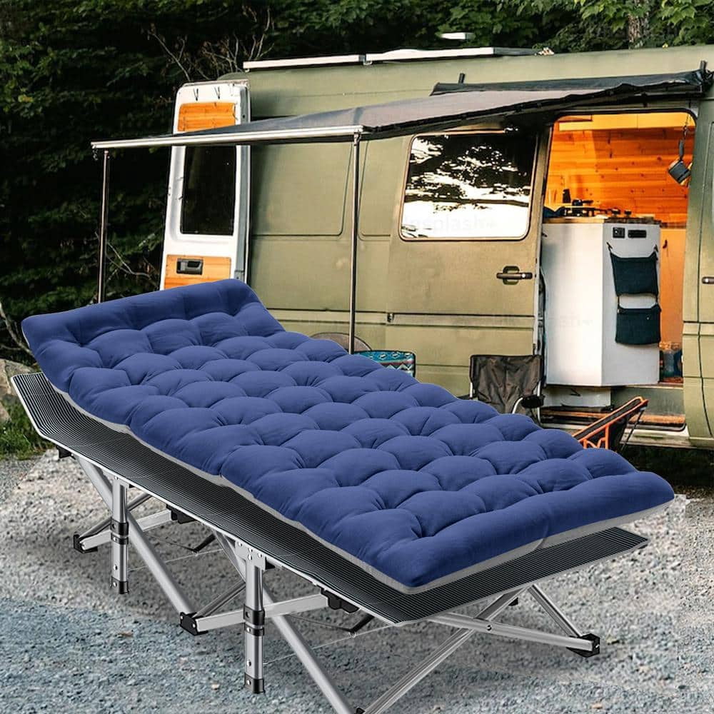 Folding Adult Sleeping Cot Double Layer Heavy-Duty Portable Office Camp ...