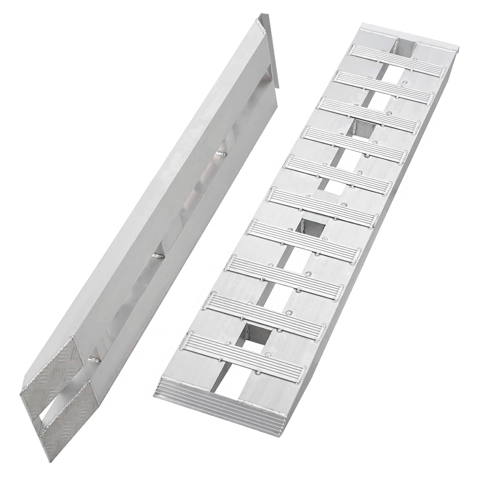 Folding Aluminum Ramp,1500 Lbs Capacity Loading Ramps for Pickup Trucks ...