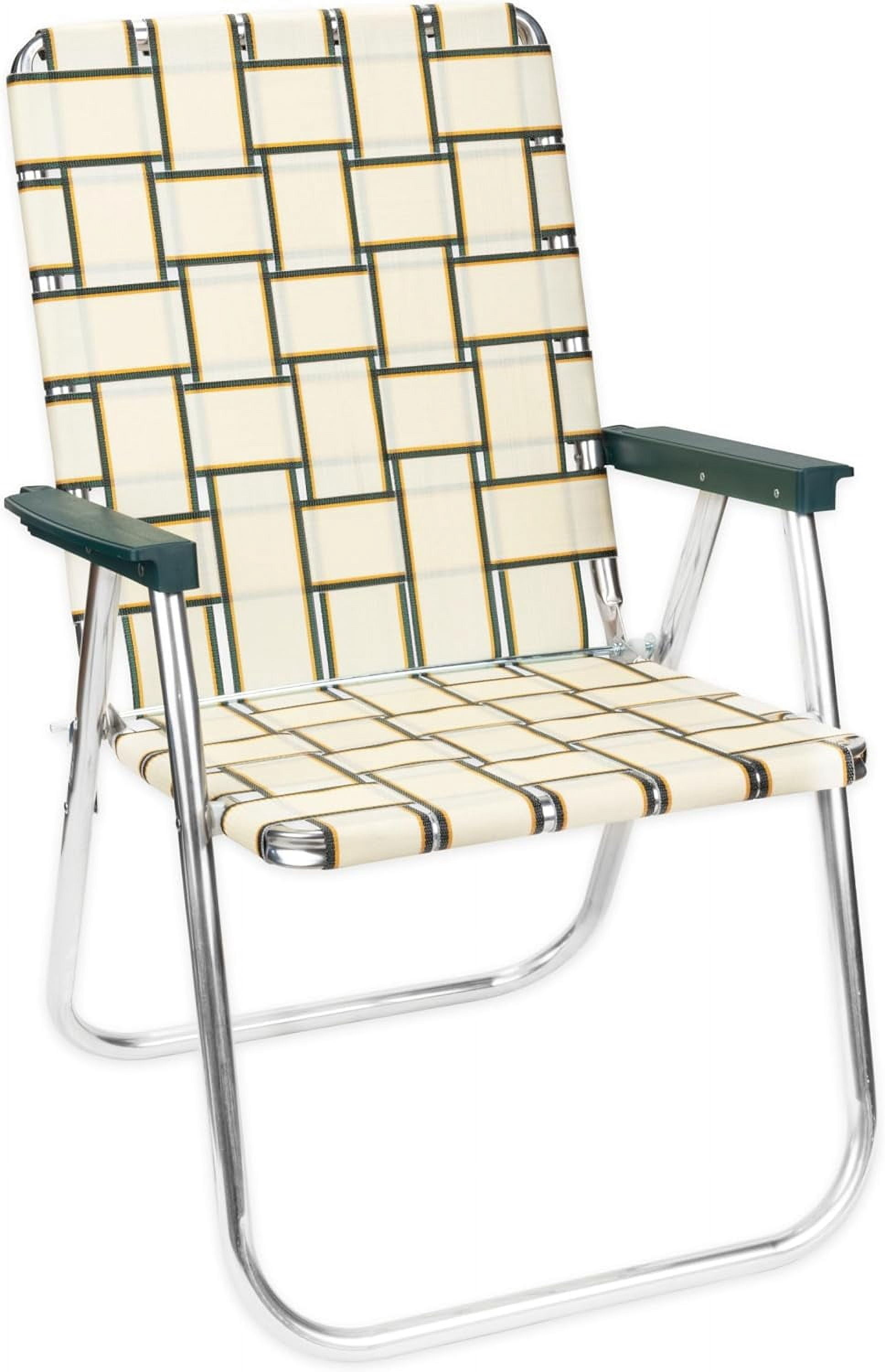 | Folding Aluminum Webbed Chair for Camping, Sports, and Beach ...
