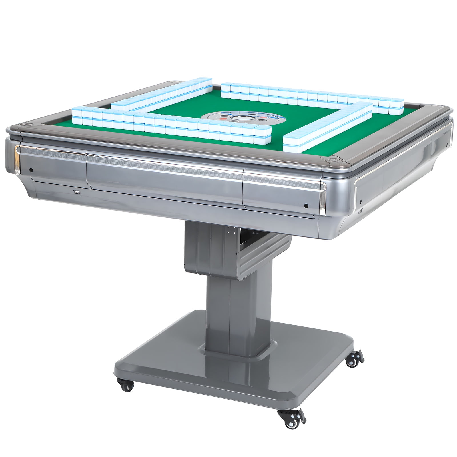 FRCOLOR Automatic Mahjong Table Foldable for Home Use, Light Grey ...