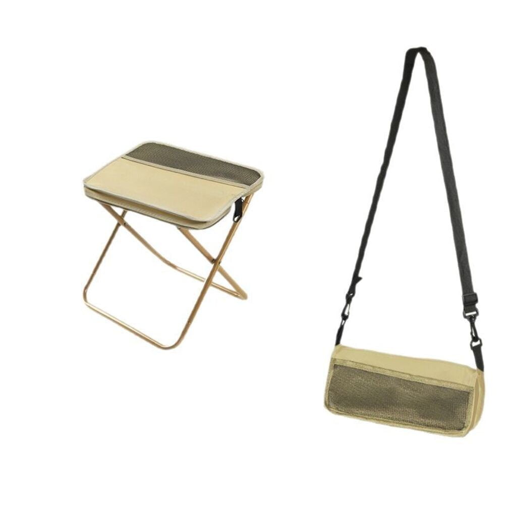 Folding Backpack Stool Portable Small Mazar Satchel Pen Bag Stool ...