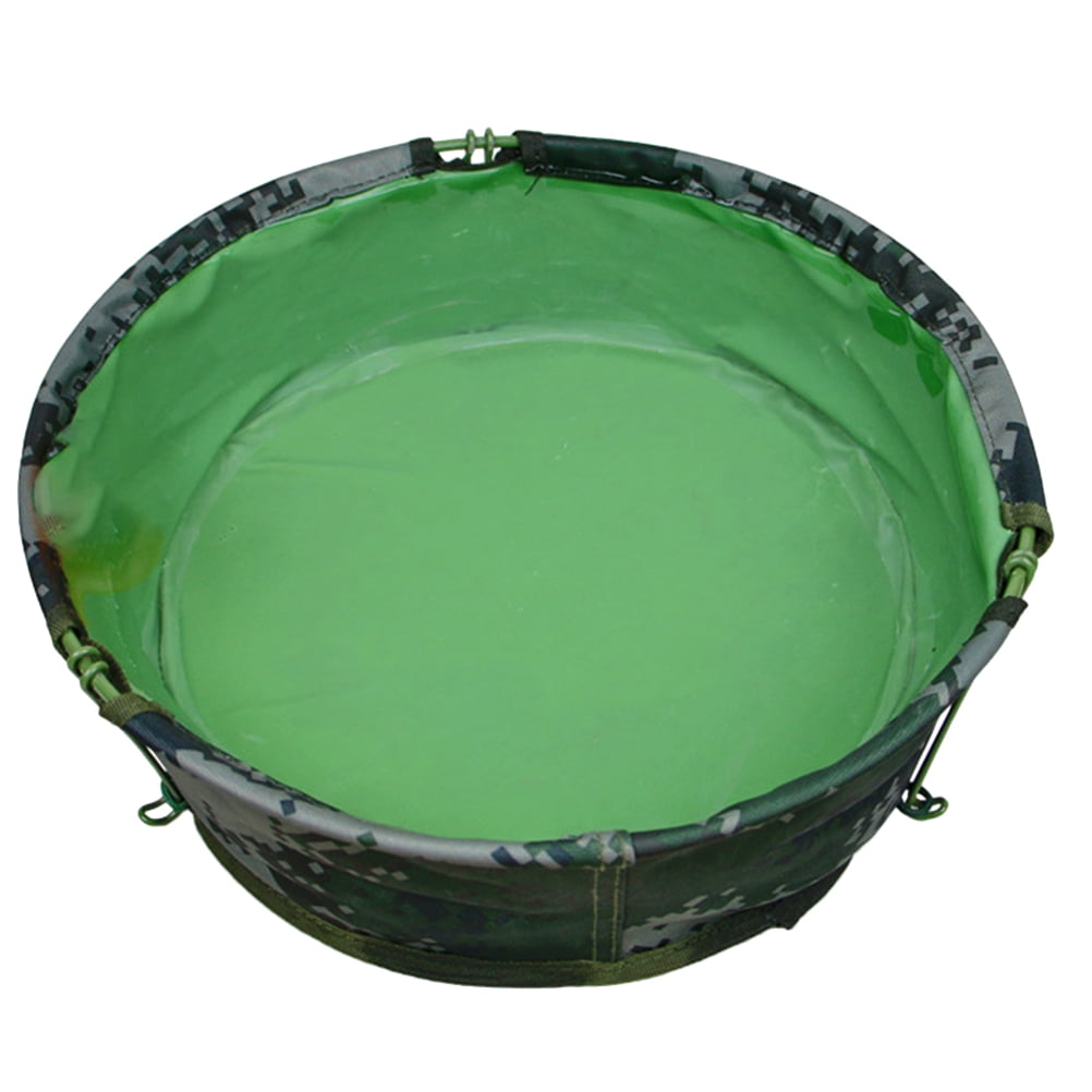 Folding Basin Water Container Collapsible Tank Dispenser Green ...