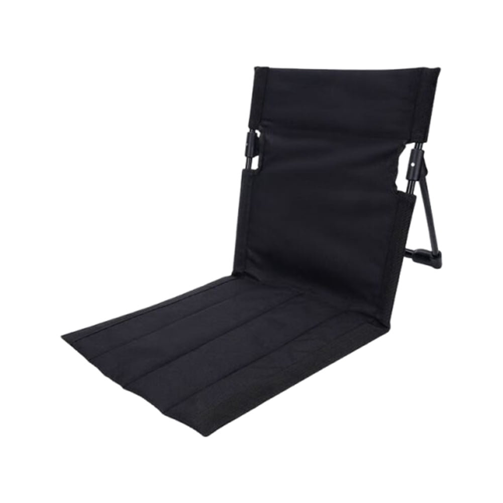 Folding Beach Chair with Back Support Outdoor Camping Chair Lounge ...