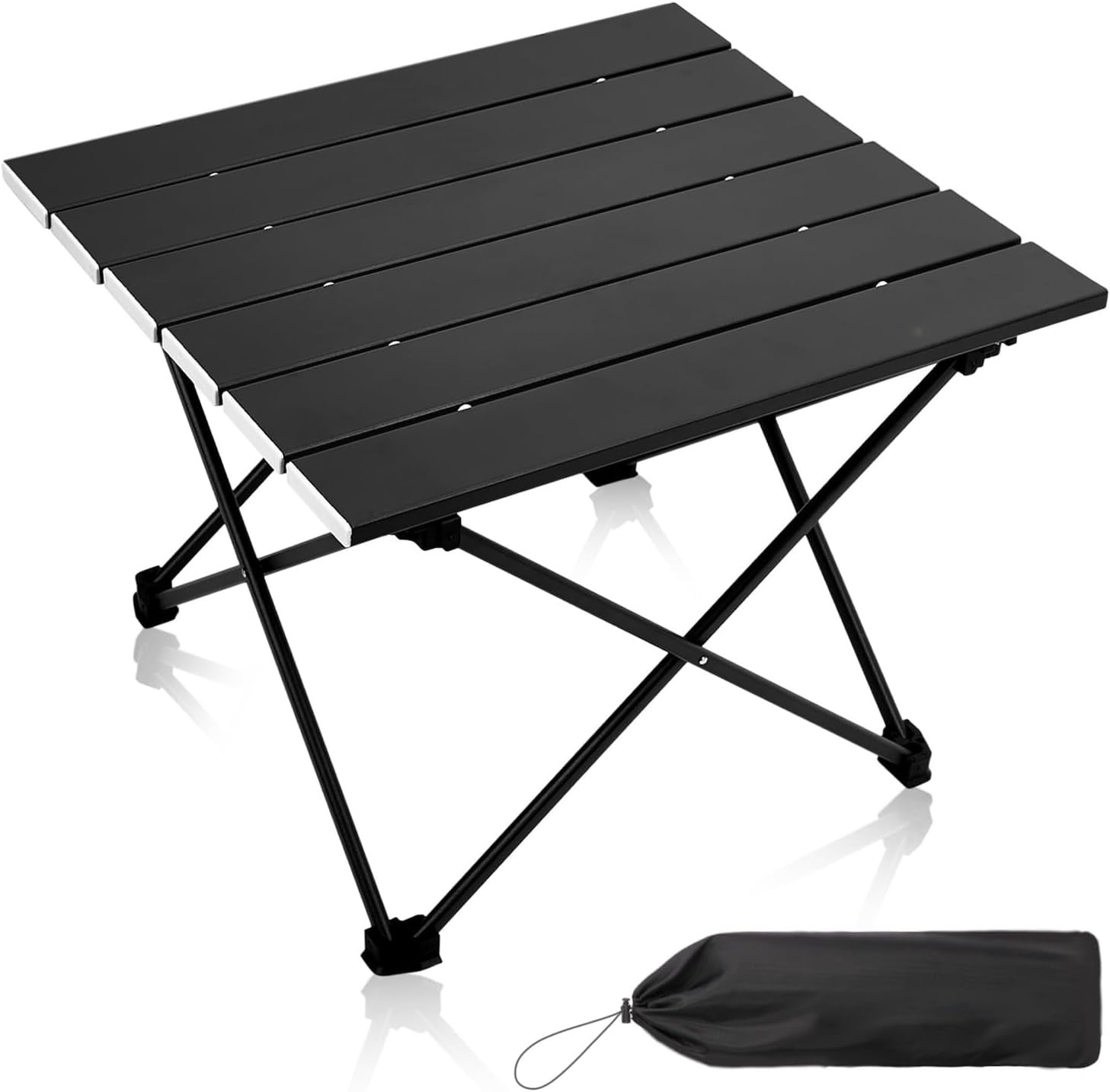 Folding Beach Table, Small Folding Table, Outdoor Ultralight Aluminum ...