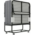 Folding Bed with Mattress 75" x 31" Single Cot Folded Bed, Rollaway ...