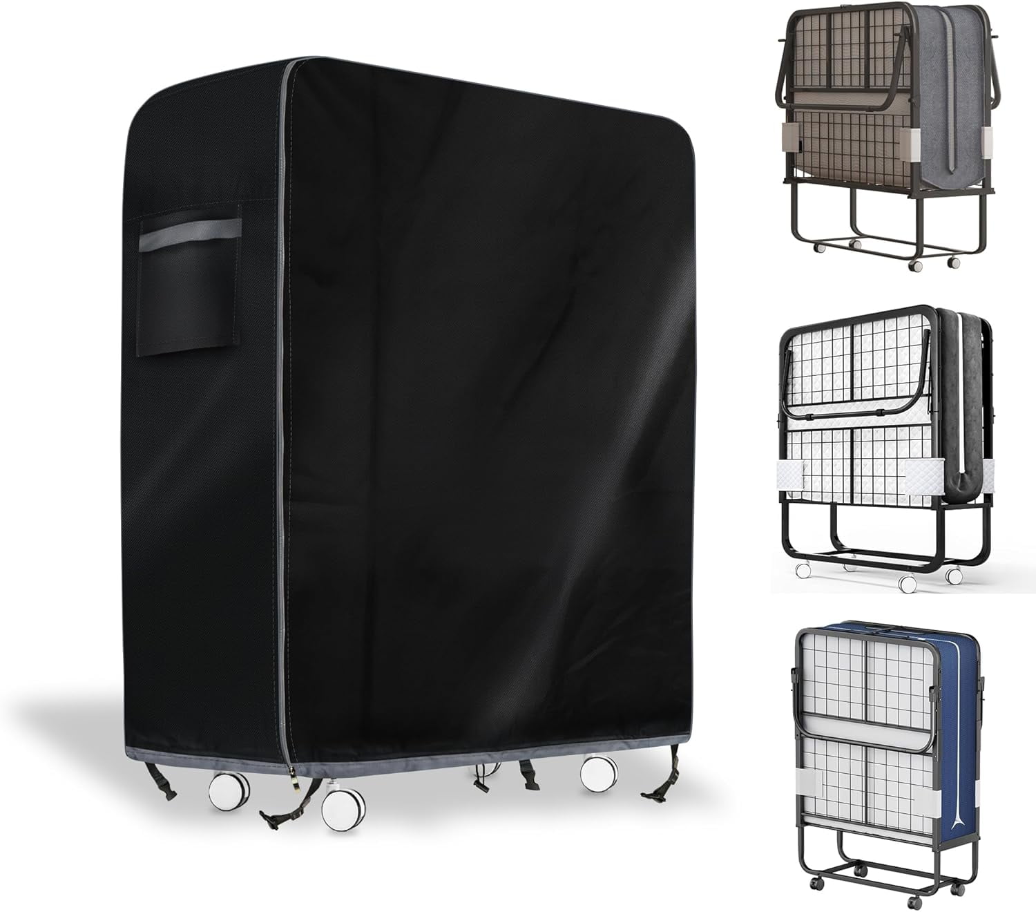 Folding Bed Storage Cover - Waterproof, Dustproof Universal Rollaway ...
