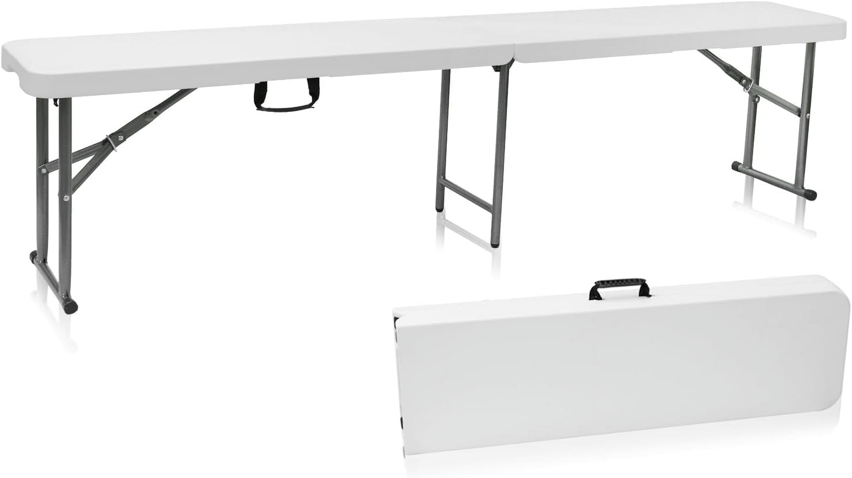 Folding Benches 6ft, Durable Foldable for Indoor and Outdoor Use, Ideal ...