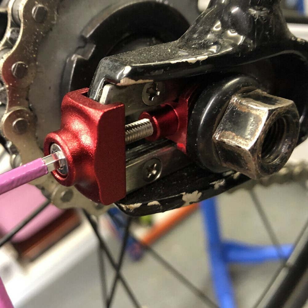Folding Bicycle Chain Adjuster Aluminum alloy CNC Tensioner Tug Adjust ...