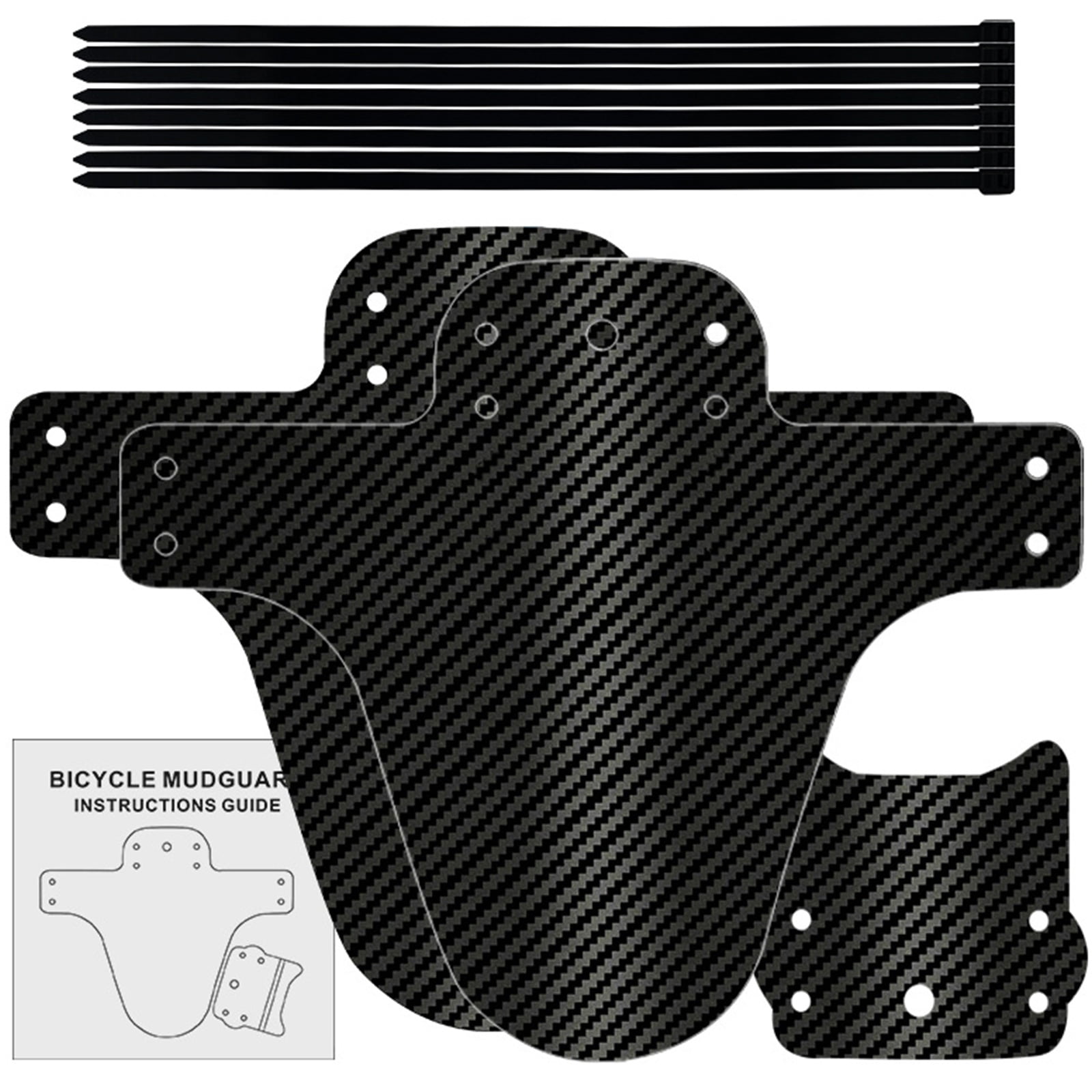 Folding Bicycles Mudguards, Thickening Widening Bicycles Front Rear Mud ...