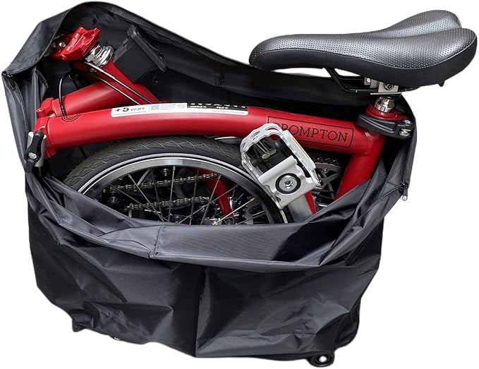 Folding Bike Carry Bag Waterproof Bike Travel Bag Storage Zipper Bag ...