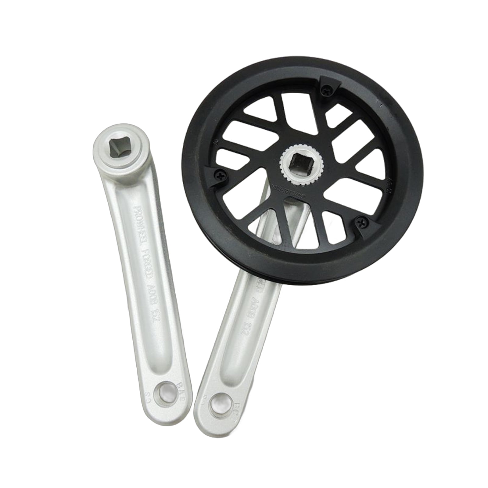 Folding Bike Chainwheel Crankset 32T Electric Bicycles Chainwheel Aluminum Alloy Bicycles Crank ...