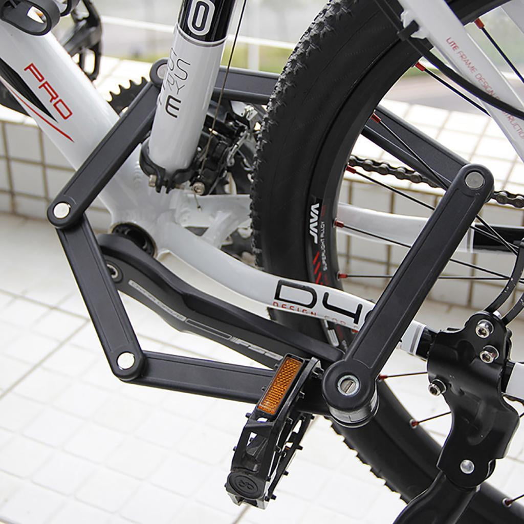 Folding Bike Lock, Universal Strong Alloy Steel Metal Chain Lock for ...