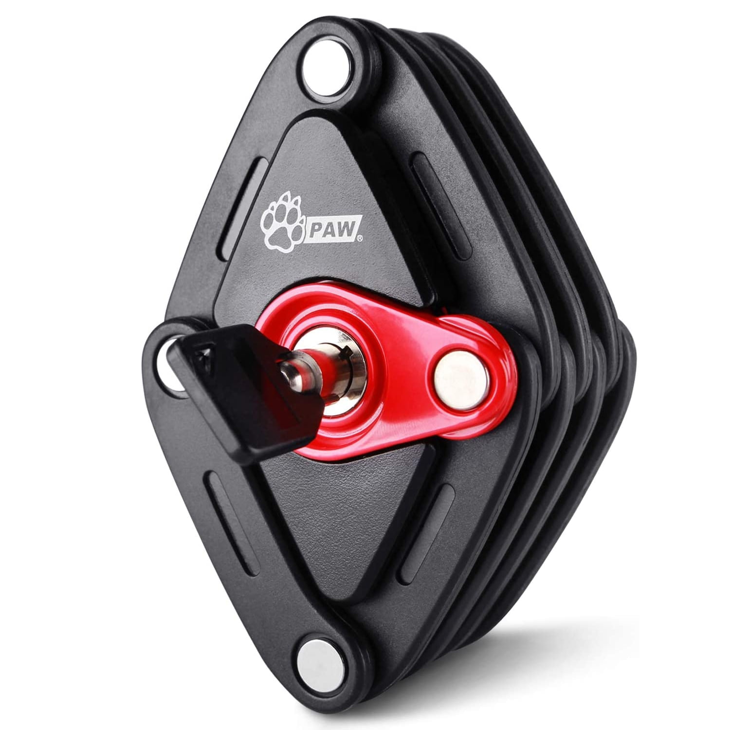 Folding Bike Lock with 2 Keys Anti Theft Strong Security Bicycle Locks ...