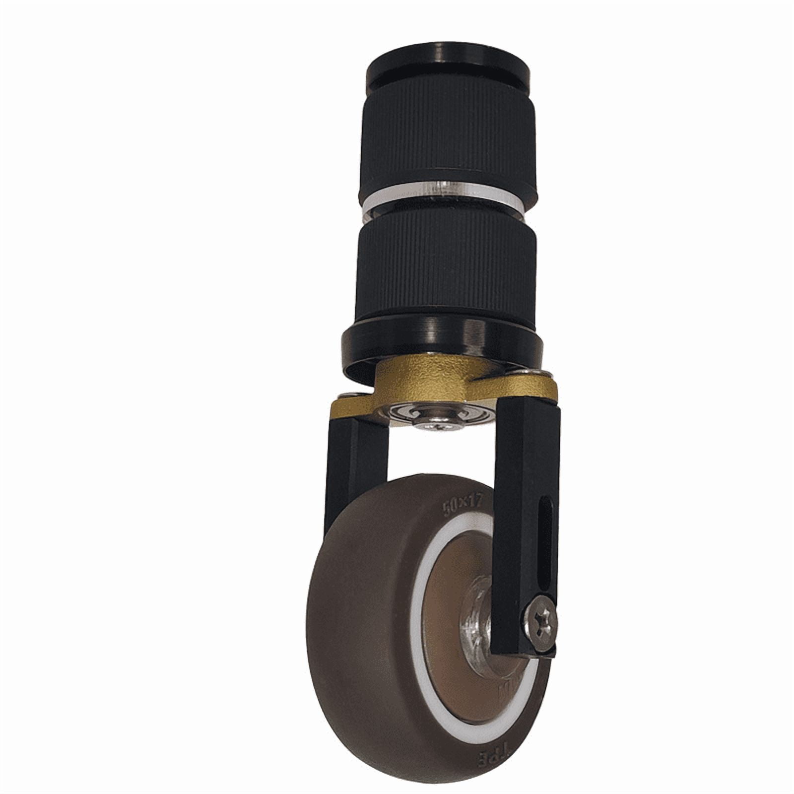 Folding Bike Roller Seatpost Caster Wheel Foldable Round Tube Easy ...