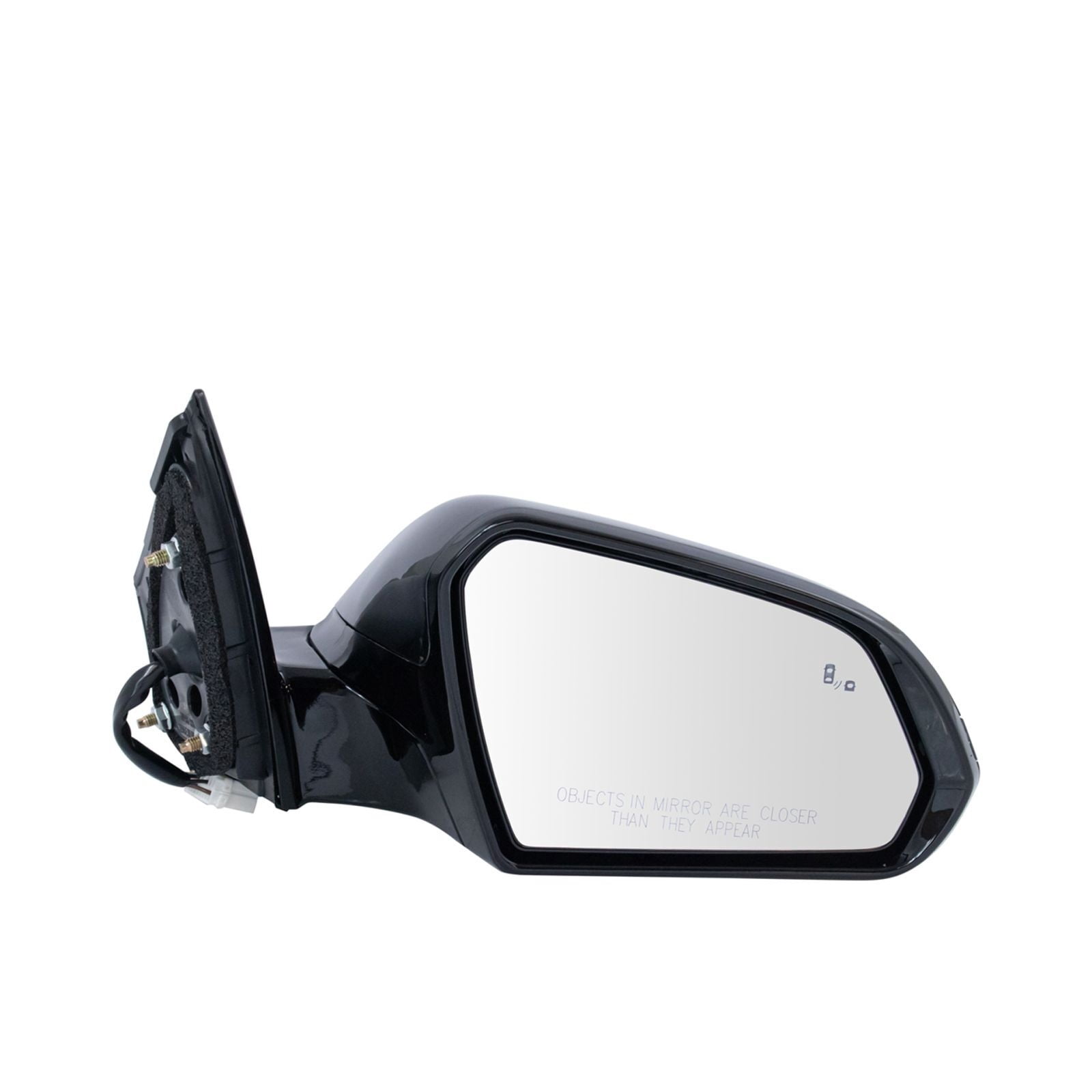 Folding Black Electric Heated Right Mirror with Blind Spot Indior for ...