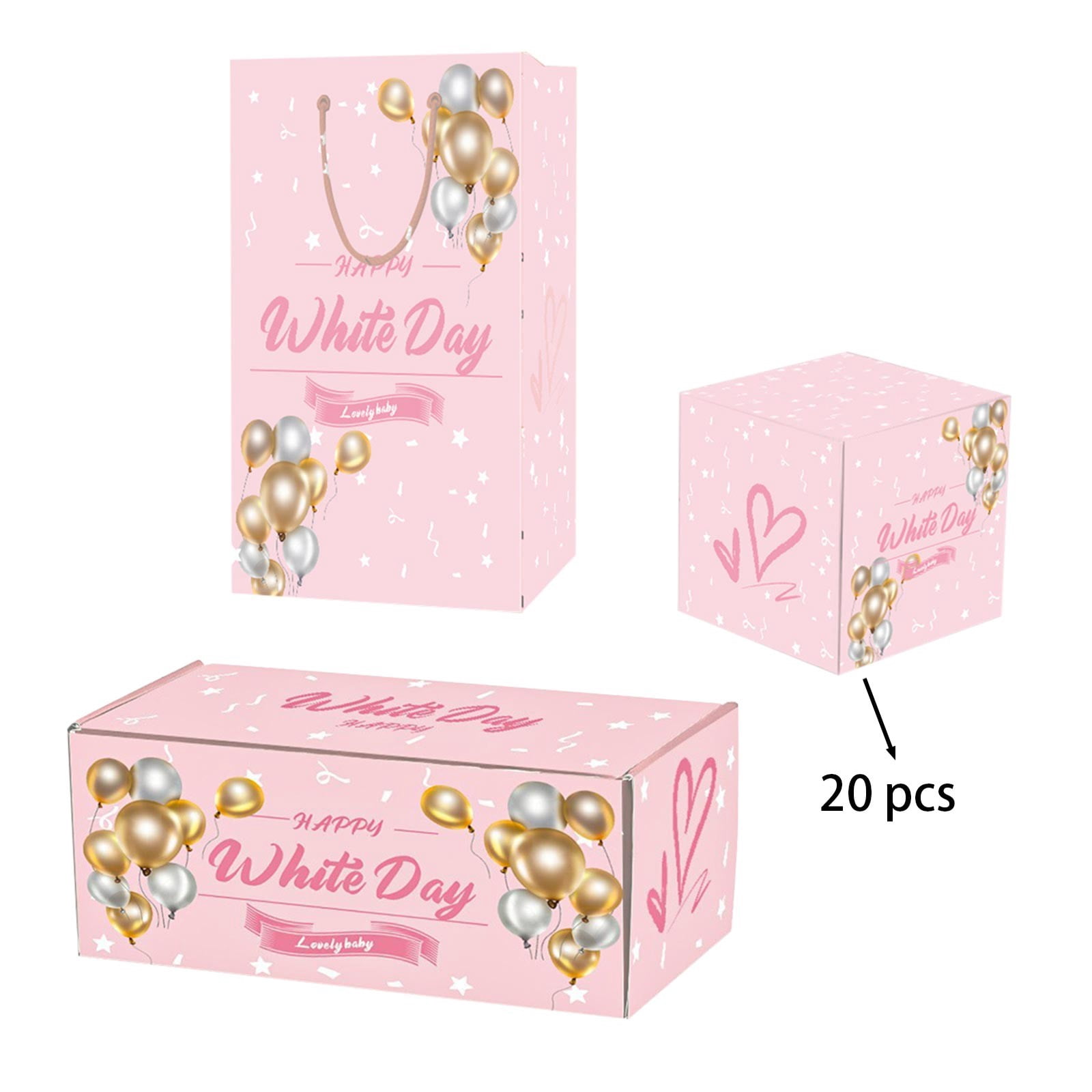 Folding Bouncing Envelope Surprise Gift Box Explosion Pink Lovers ...