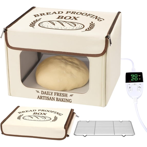 Folding Bread Proofing Box with 70-131°F Temp Control & 99H Timer ...