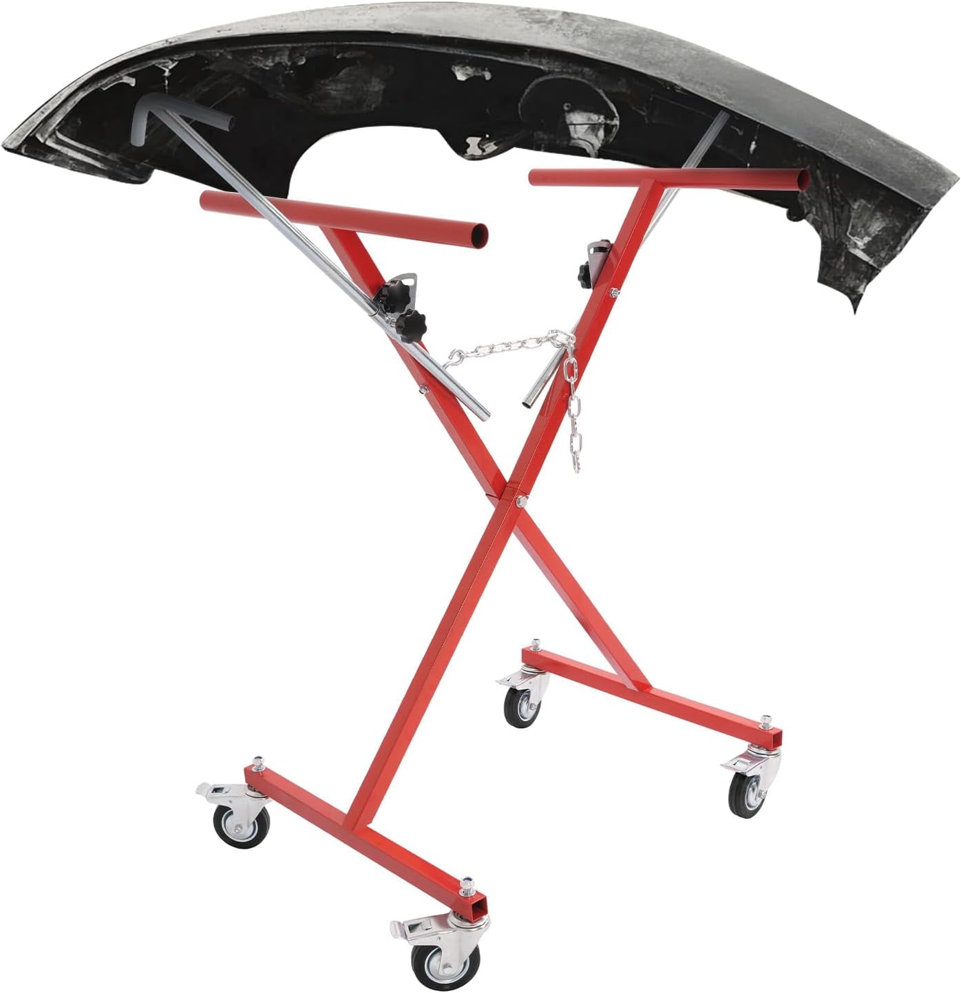 Folding Bumper Storage Rack Paint Stand Adjustable Height & Positions W ...