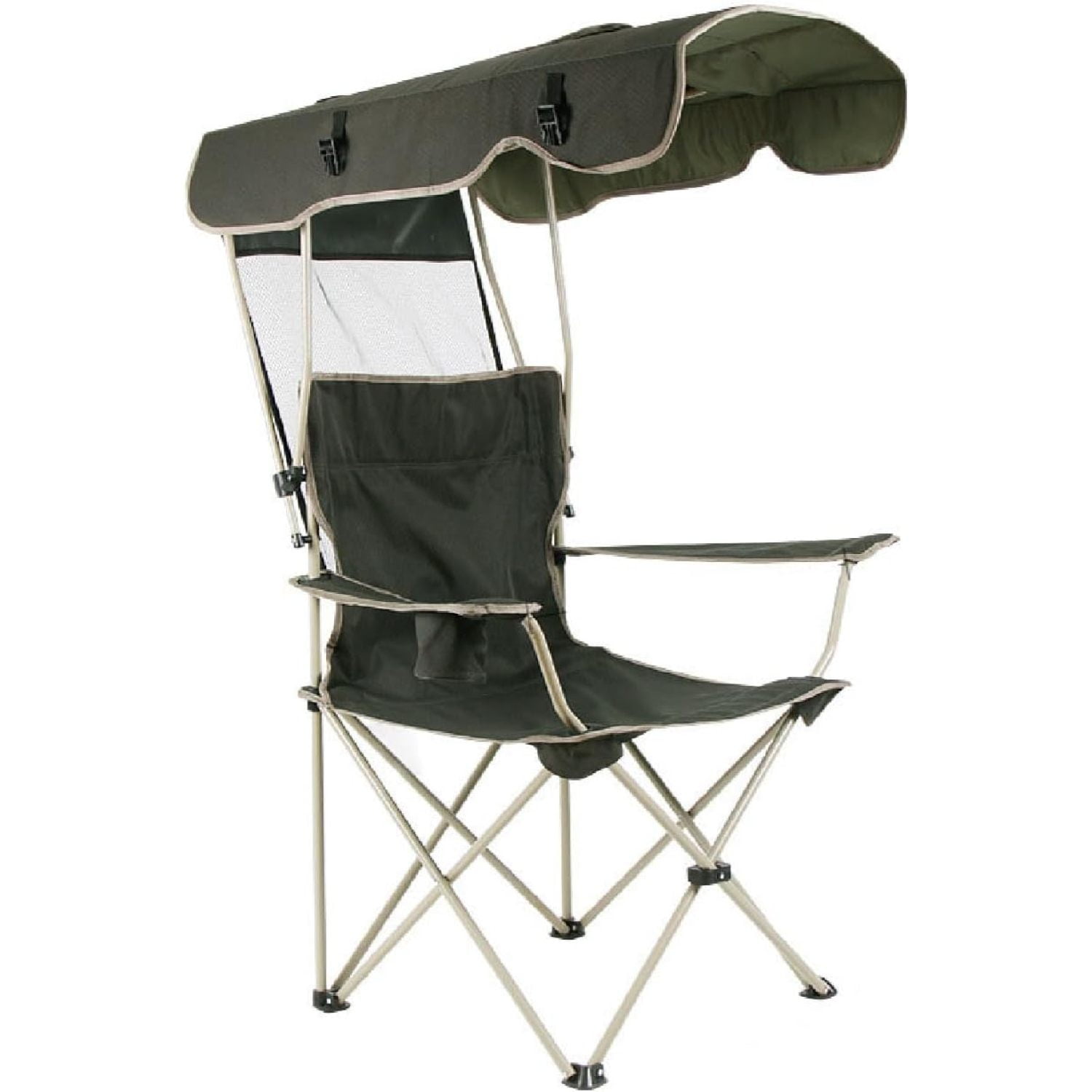 Folding Camping Chair with Canopy Chair for Outdoors Sports with ...