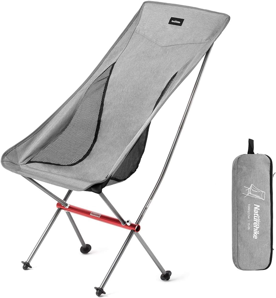 Folding Camping Chair, Lightweight High Back Portable Compact Chair ...