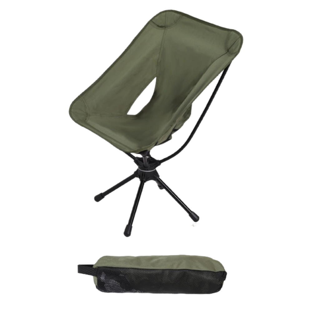 Folding Camping Chair, Outdoor Portable Moon Chairs with Carry Bag for ...