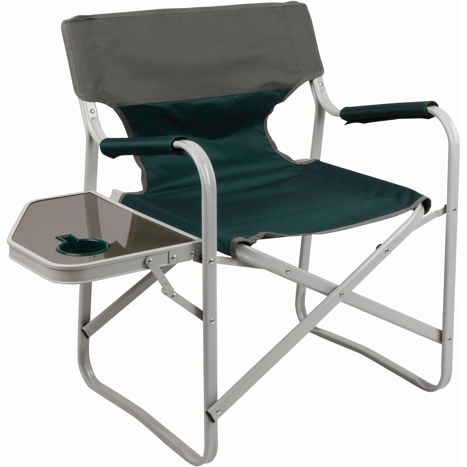 Outpost Elite Folding Camping Chair with Side Table & Cup Holder ...